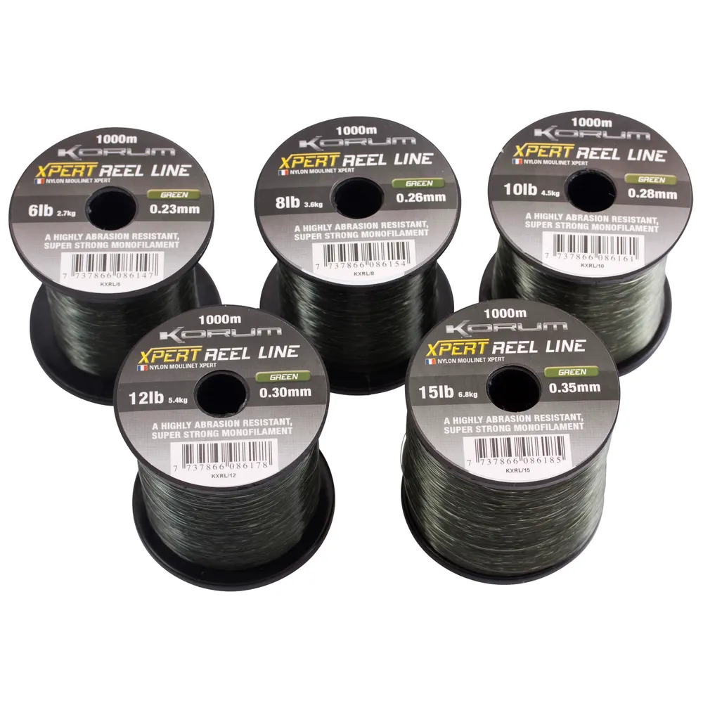 Korum Xpert Reel Line Green - 8Lb - West Lothian Angling