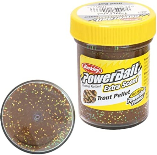 Berkley Powerbait Extra Scent Glitter Trout Pellet - West Lothian Angling
