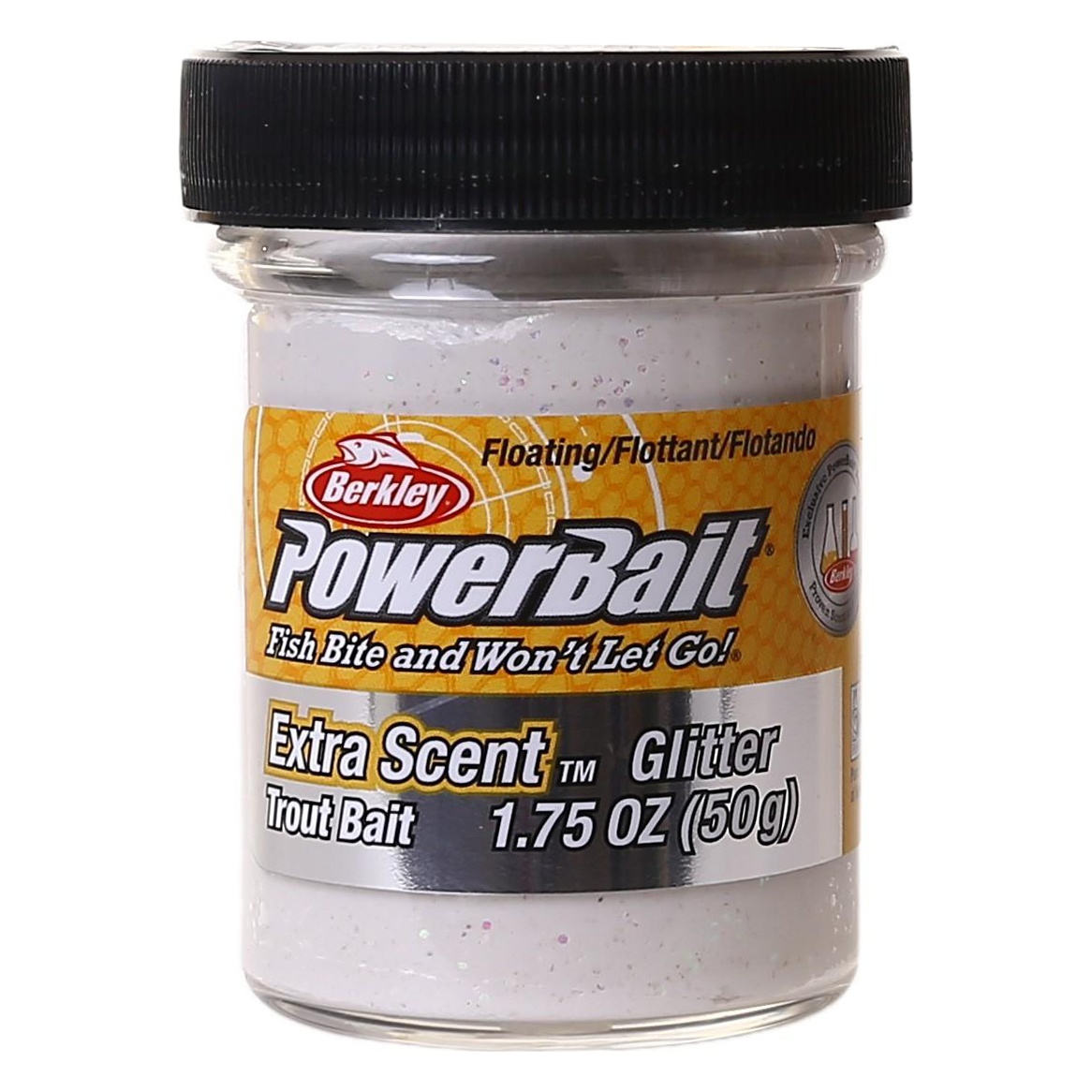Berkley Powerbait Extra Scent Glitter White - West Lothian Angling