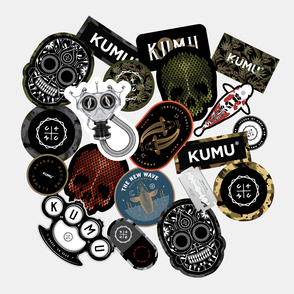 Kumu Sticker Bomb Pack 1 - West Lothian Angling