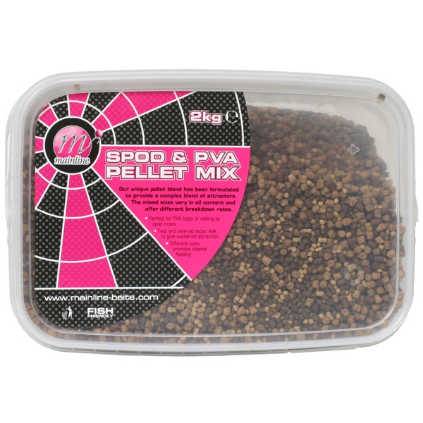 Mainline Spod & PVA Pellet Mix 2kg - West Lothian Angling